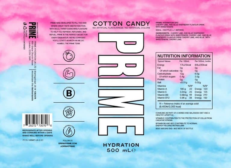 Design your own PRIME Label Template - Prime Lights