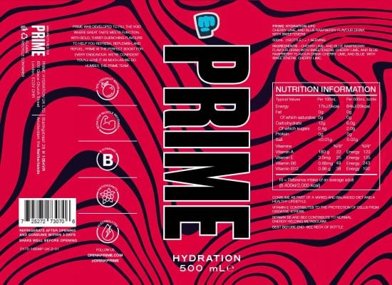 Design your own PRIME Label Template - Prime Lights