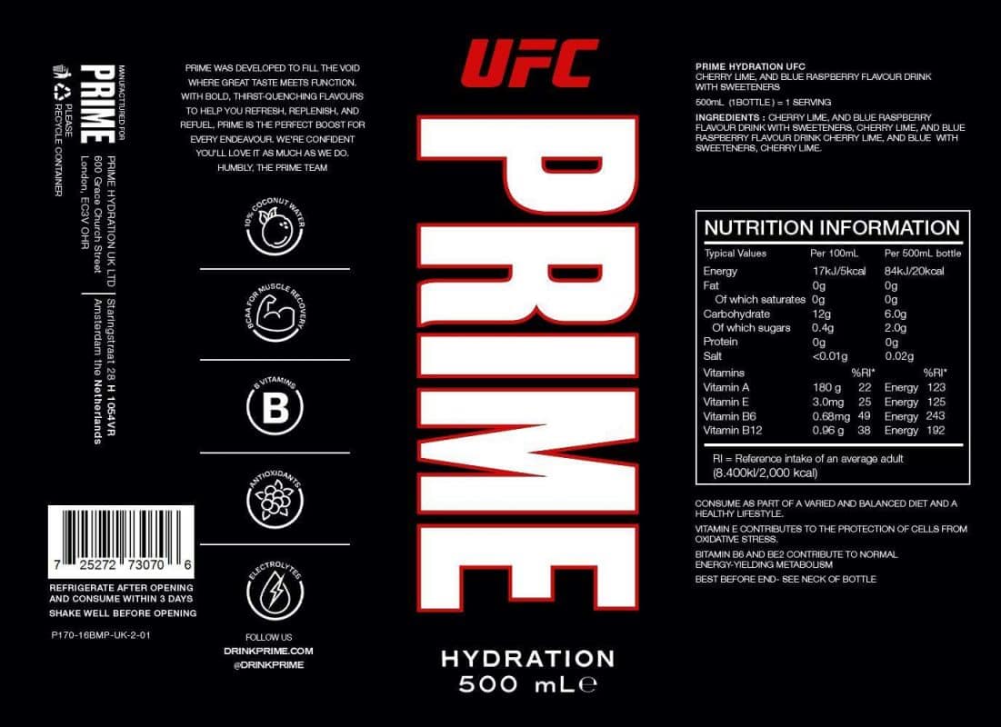 Design your own PRIME Label Template - Prime Lights